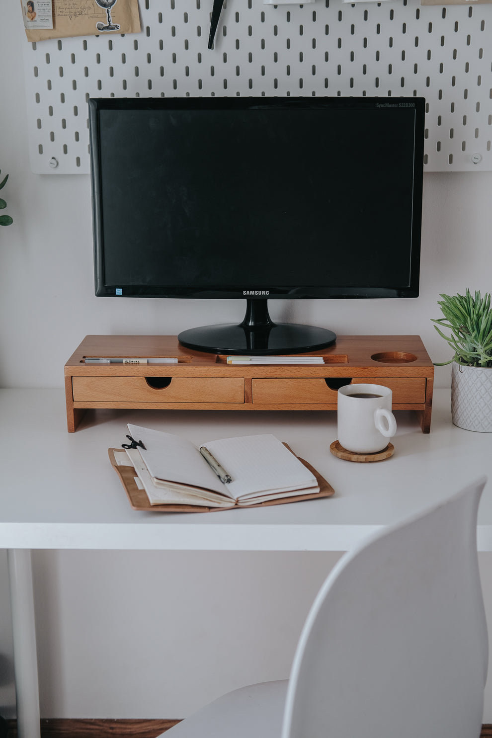 Monitor Riser with Drawers – Mazajy Home